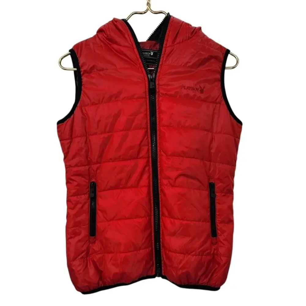 PLAYBOY | Jackets & Coats | Vintage Y2k Playboy Physical Hooded Puffer ...
